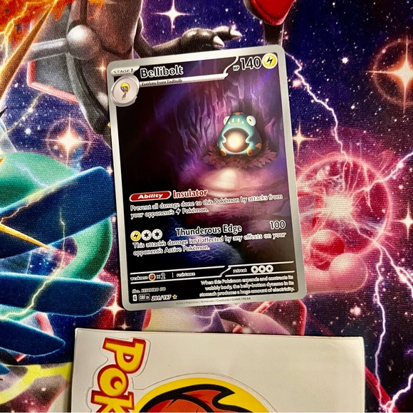 Pokemon | Other | Pokmon Bellibolt Card Obsidian Flames | Poshmark